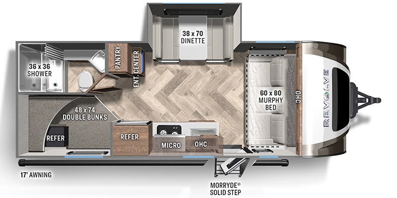 2023 Palomino Revolve EV5 specs and literature guide