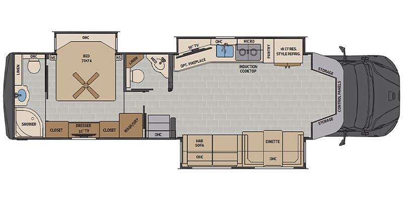 2023 Renegade RV Verona LE 40LRB specs and literature guide