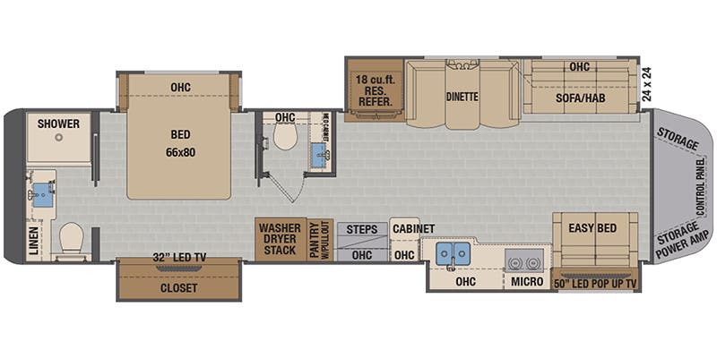 2023 Renegade RV XL X45DBM specs and literature guide