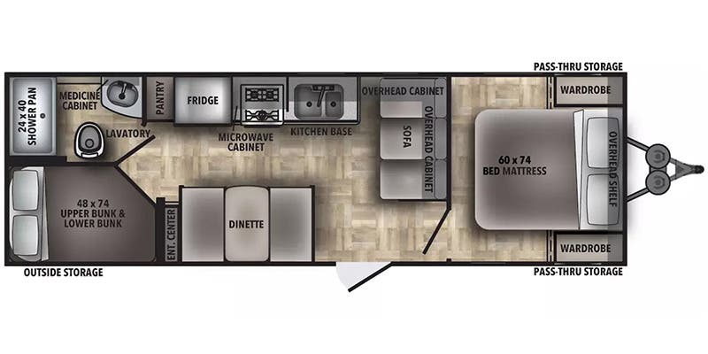 2023 Shasta Shasta 26BH specs and literature guide