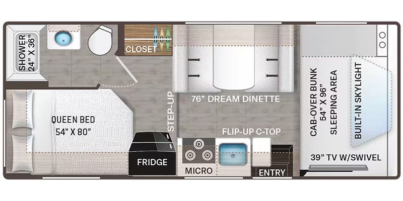 2023 Thor Motor Coach Quantum LC Specs & Floorplans