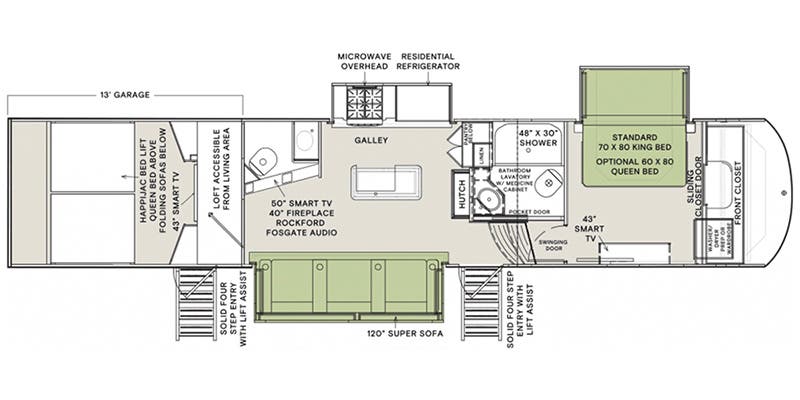 2023 Vanleigh Ambition 399THX specs and literature guide