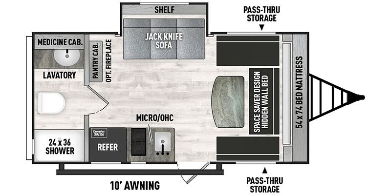 2024 Coachmen Clipper 4k Series 17MBS specs and literature guide