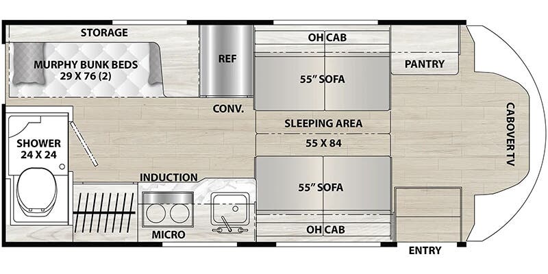2024 Coachmen Cross Trail EV 20BH specs and literature guide