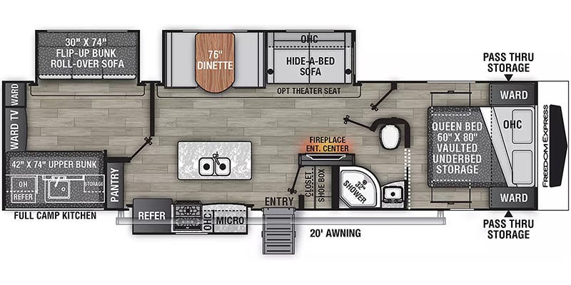 2024 Coachmen Freedom Express Ultra Lite RV specs guide