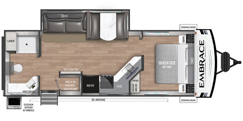 2024 Cruiser RV Embrace RV Specs Guide