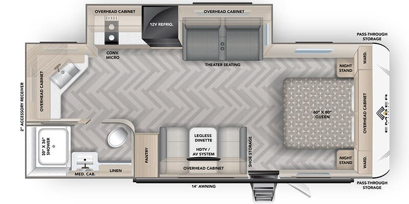 2024 Ember RV E-Series 22MLQ (Travel Trailer)