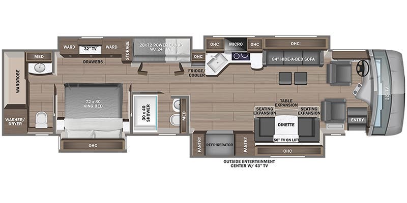 2024 Entegra Coach Cornerstone RV specs guide