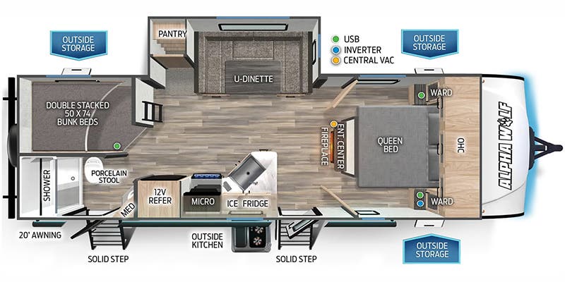 2024 Forest River Cherokee Alpha Wolf RV Specs Guide