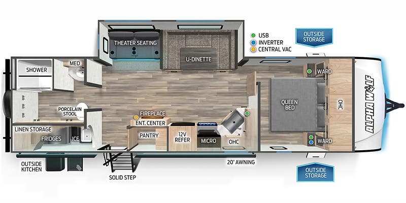 2024 Forest River Cherokee Alpha Wolf RV Specs Guide