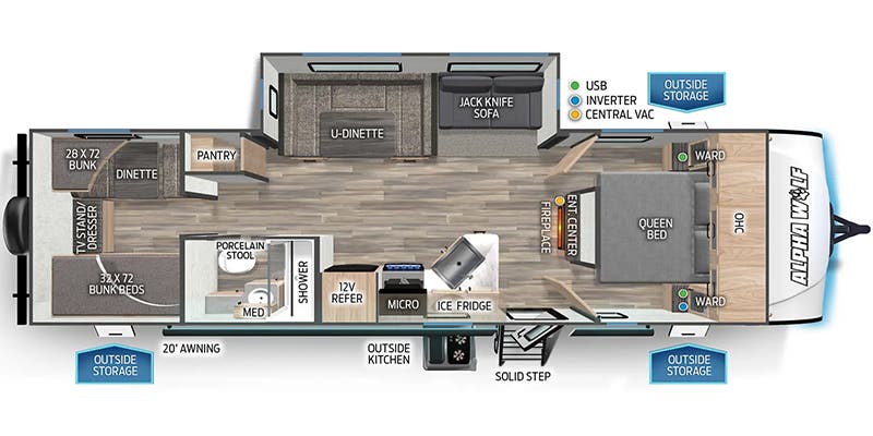 2024 Forest River Cherokee Alpha Wolf RV Specs Guide