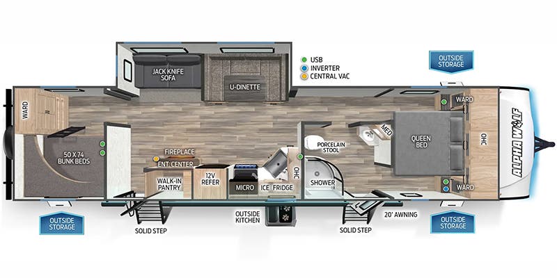2024 Forest River Cherokee Alpha Wolf RV Specs Guide