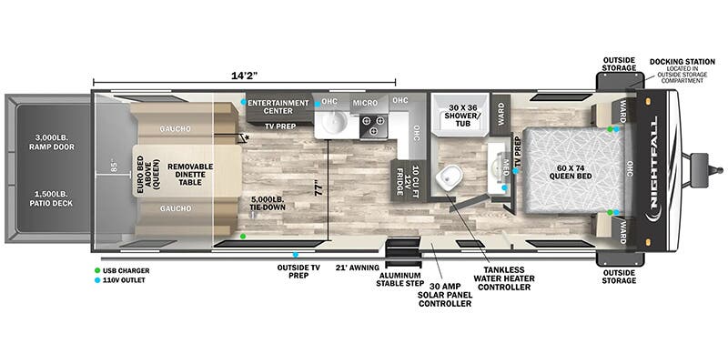 2024 Forest River Nightfall 27N specs and literature guide