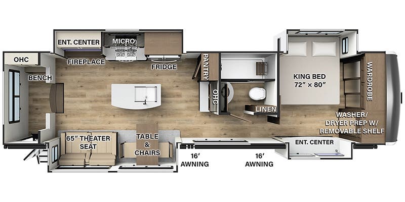 2024 Forest River Rockwood Luxury Ranch R391MK specs and literature guide