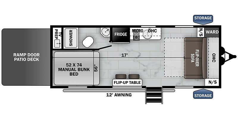 2024 Forest River Cherokee Wolf Pack Lite 22-17 specs and literature guide