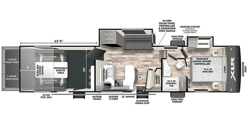 2024 Forest River XLR Boost Specs & Floorplans