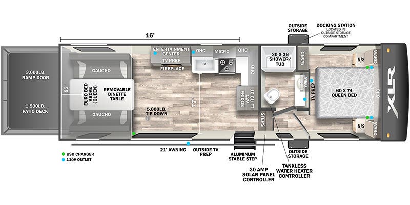 2024 Forest River XLR Micro Boost Specs & Floorplans