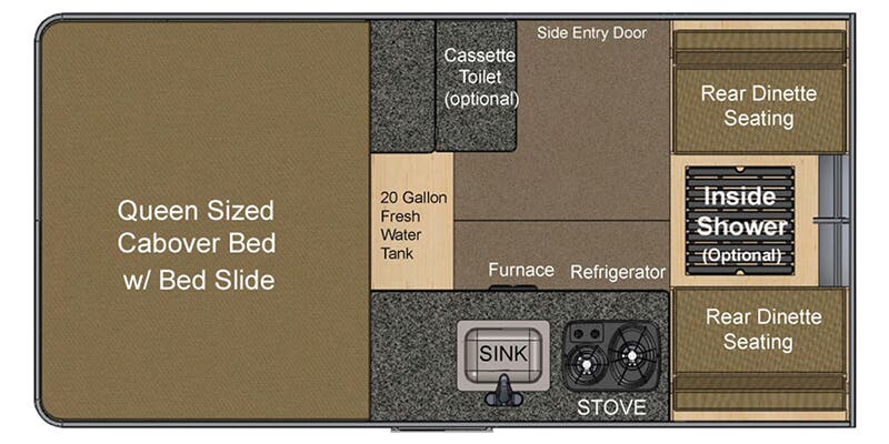 2024 Four Wheel Camper Hawk Flatbed specs and literature guide