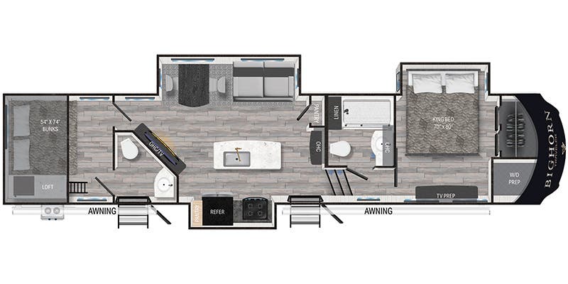2024 Heartland Bighorn Traveler Specs & Floorplans