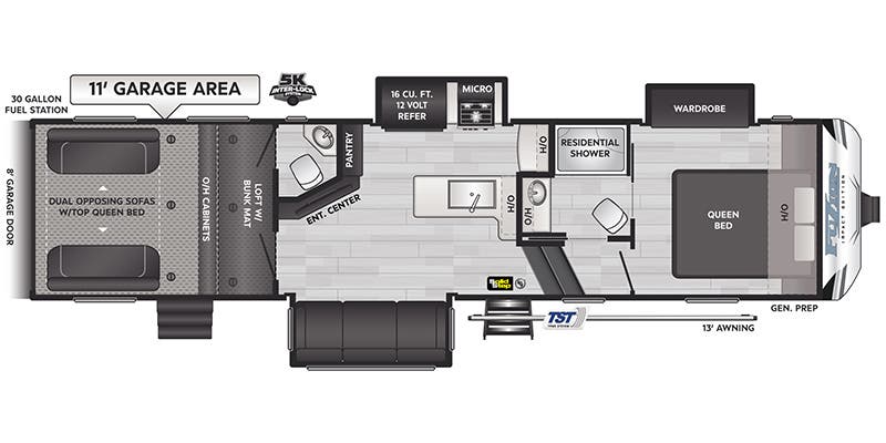 2024 Keystone Fuzion Impact 337 specs and literature guide