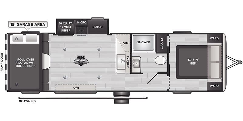 2025 Keystone Raptor Carbon Aluminum 30WFO specs and literature guide
