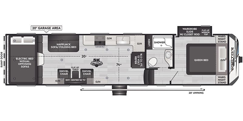 2024 Keystone Raptor Carbon 310 specs and literature guide
