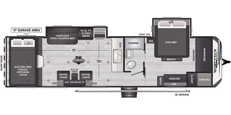 2025 Keystone Raptor Carbon 32 specs and literature guide