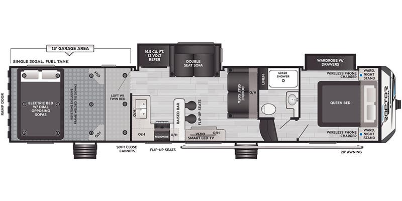2024 Keystone Raptor Carbon 360 specs and literature guide