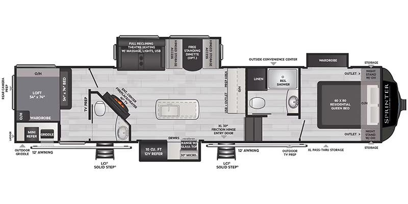 2024 Keystone Sprinter 35BH specs and literature guide