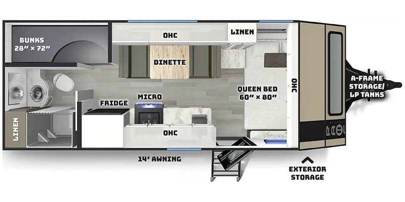 2024 Palomino Pause Specs & Floorplans