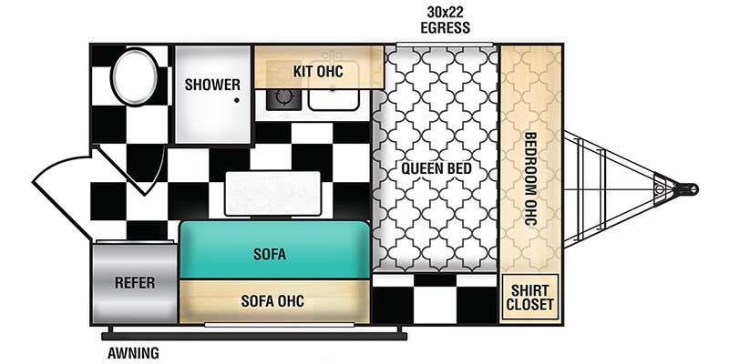 2024 Riverside RV Retro 135 specs and literature guide