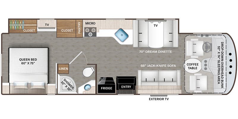 2024 Thor Motor Coach Freedom Traveler A30 Class A Specs