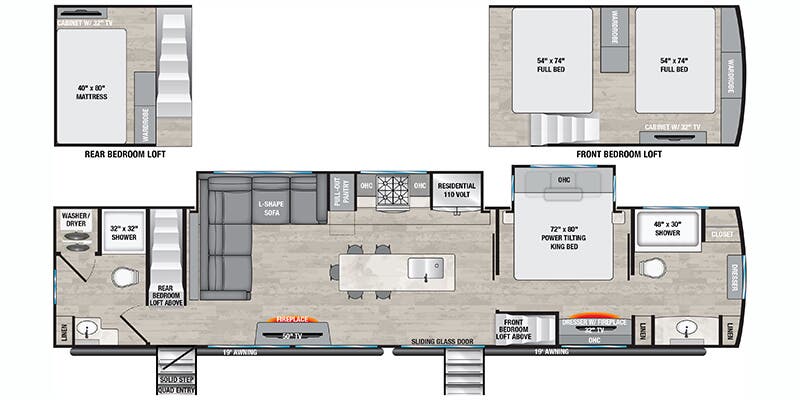 2025 Alliance RV Benchmark 44LFT specs and literature guide