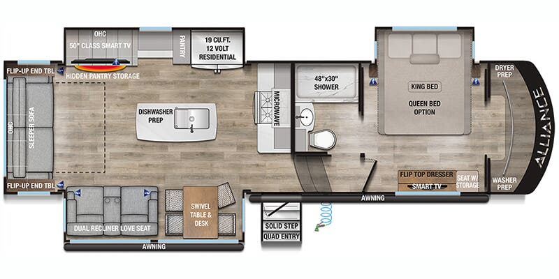 2025 Alliance RV Paradigm 295MK specs and literature guide
