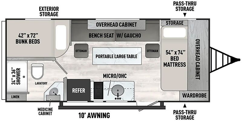 2025 Coachmen Clipper 4k Series 18BH specs and literature guide
