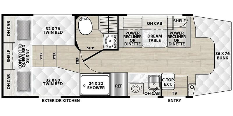2025 Coachmen Cross Trail EV 26TB specs and literature guide