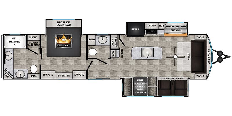 2025 CrossRoads Redwood Regency RW3721FDB specs and literature guide