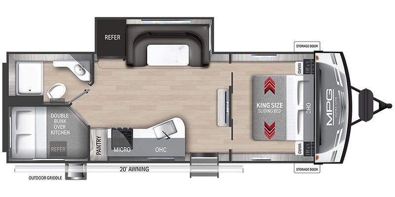 2025 Cruiser RV MPG MPG 2520BH specs and literature guide