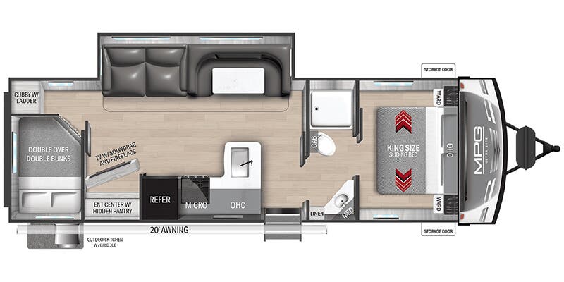 2025 Cruiser RV MPG MPG 2960BH specs and literature guide
