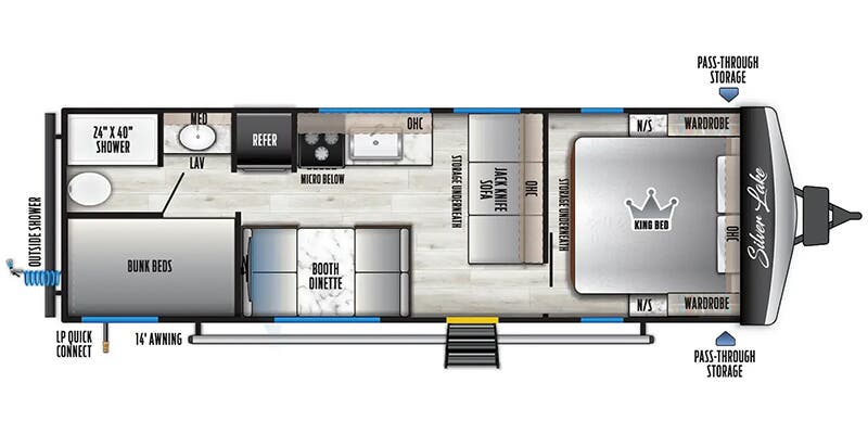2025 East to West Silver Lake RV Specs Guide