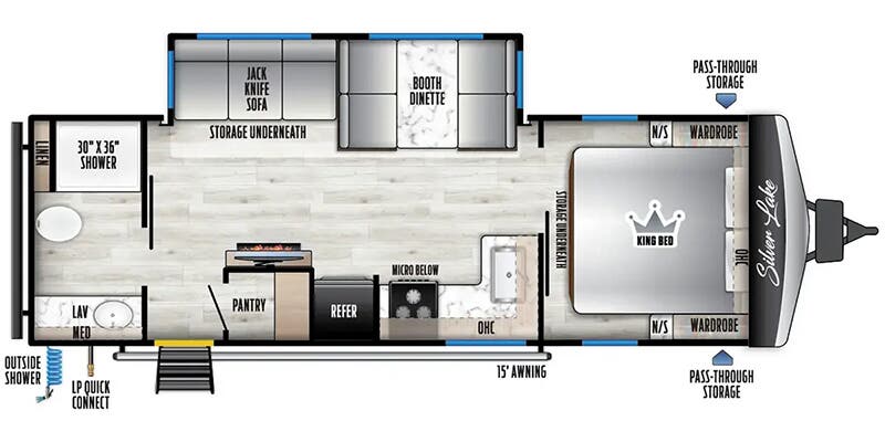2025 East to West Silver Lake RV Specs Guide