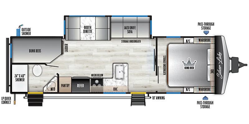 2025 East to West Silver Lake RV Specs Guide