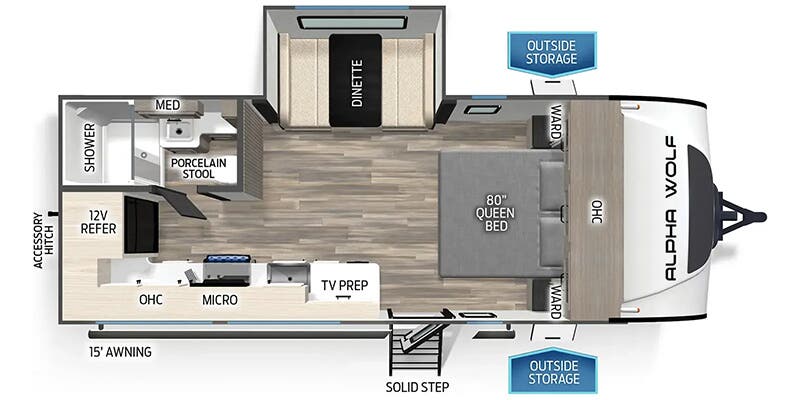 2025 Forest River Cherokee Alpha Wolf RV Specs Guide