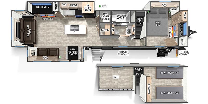 2025 Forest River Cherokee Timberwolf Specs & Floorplans