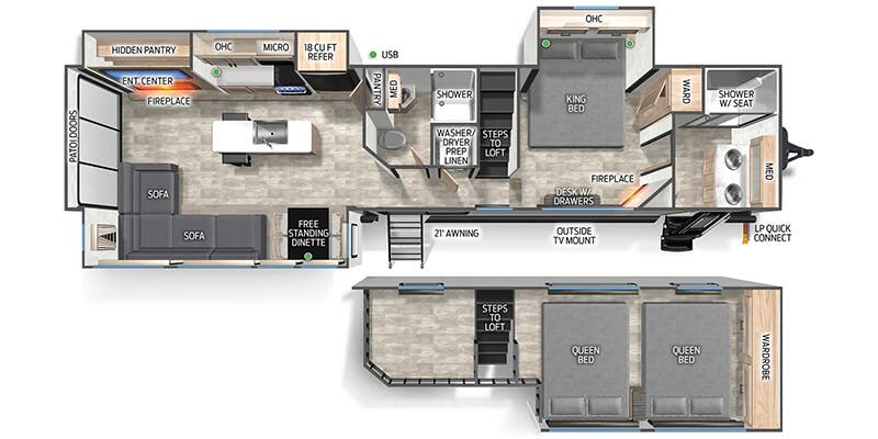 2025 Forest River Cherokee Timberwolf Specs & Floorplans