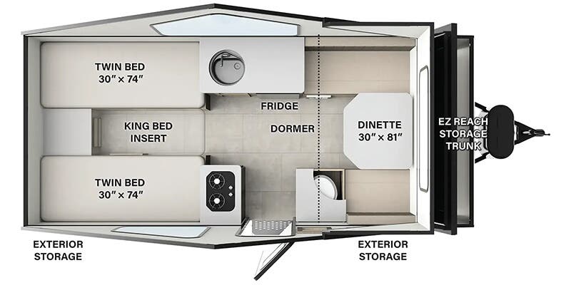 2025 Forest River Flagstaff Hard Side T21HS specs and literature guide