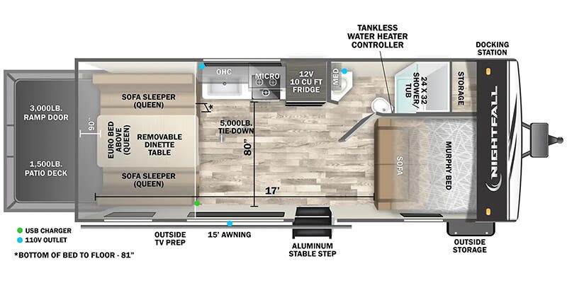 2025 Forest River Nightfall RV Specs Guide
