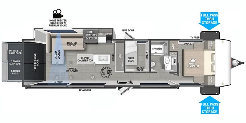 2025 Forest River Wildwood FSX Specs & Floorplans