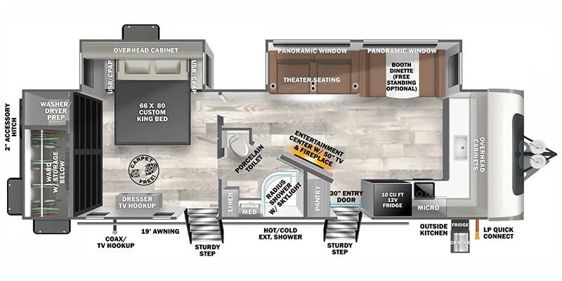 2025 Forest River Wildwood Heritage Glen Specs & Floorplans