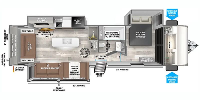 2025 Forest River Wildwood Heritage Glen Specs & Floorplans